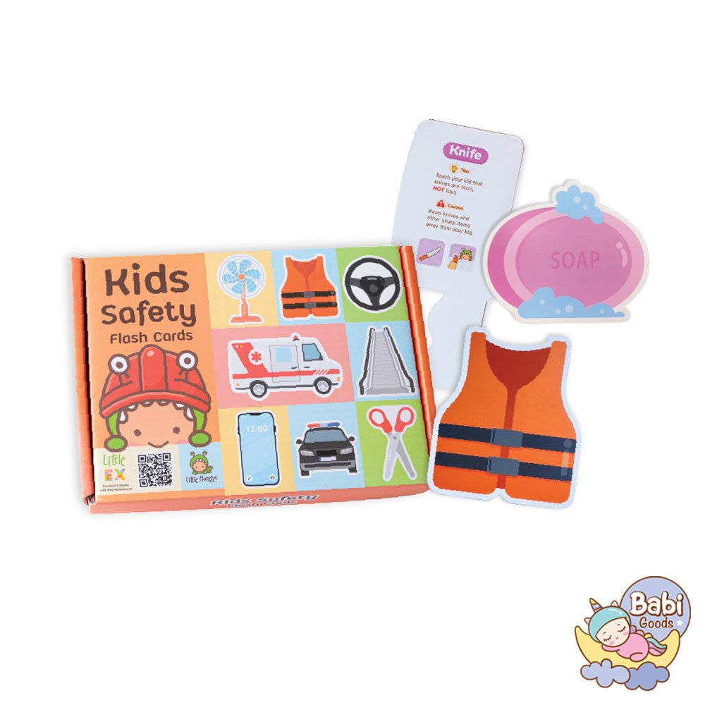 Little Monster Kids Safety Flash card - เบบี้ กู้ดส์ - ช้อปของลูกต้อง ...